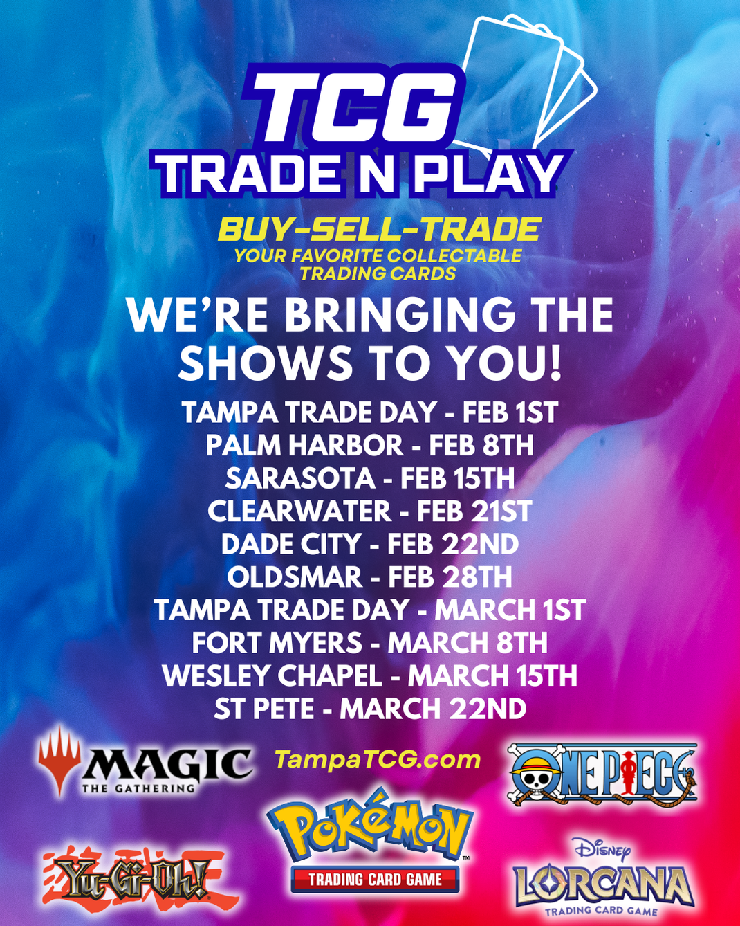 TCG Trade-N-Play - TCG Conventions & Events in Tampa Bay – TCG Trade N Play